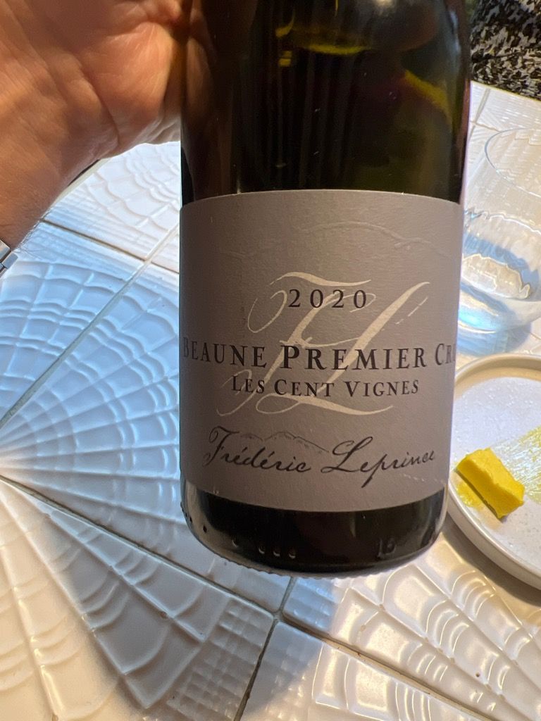 2022 Frederic Leprince Beaune 1er Cru Les Cent Vignes, France, Burgundy ...
