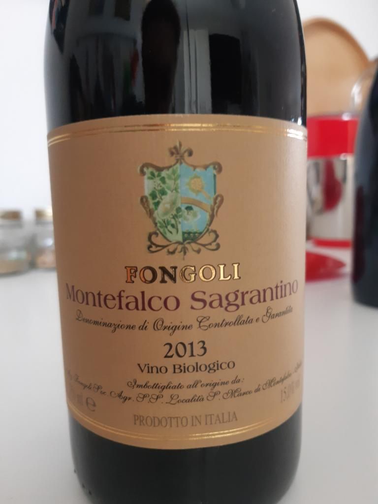 2016 Fongoli Montefalco Sagrantino, Italy, Umbria, Montefalco ...