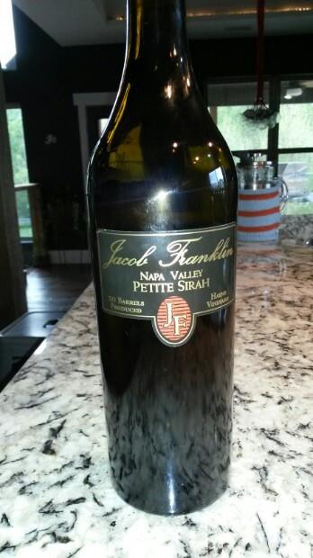 2010 Jacob Franklin Petite Sirah Hayne Vineyard, USA, California, Napa ...