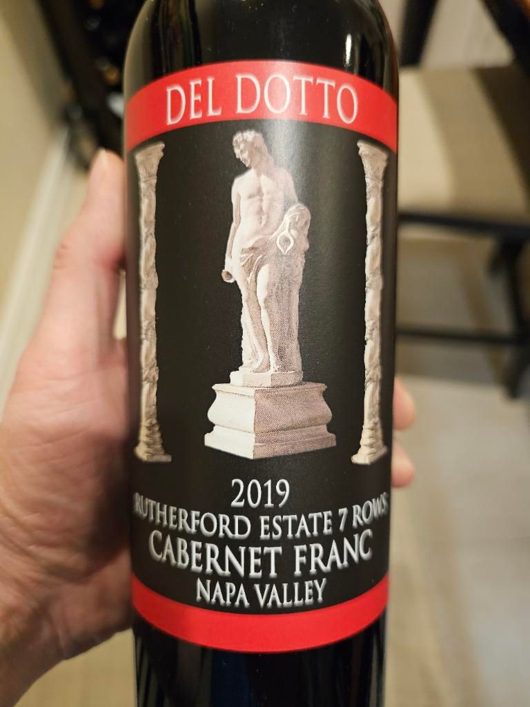 2019 Del Dotto Cabernet Franc Rutherford Estate Native 7 Rows, USA ...