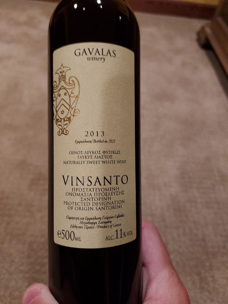 2013 Gavalas Winery Vinsanto, Greece, Aegean, Cyclades, Santorini ...
