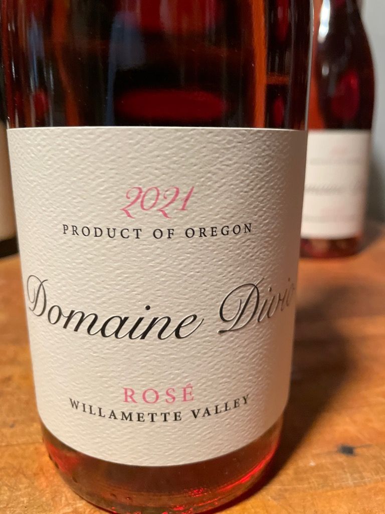 2019 Domaine Divio Pinot Noir Rosé, USA, Oregon, Willamette Valley ...