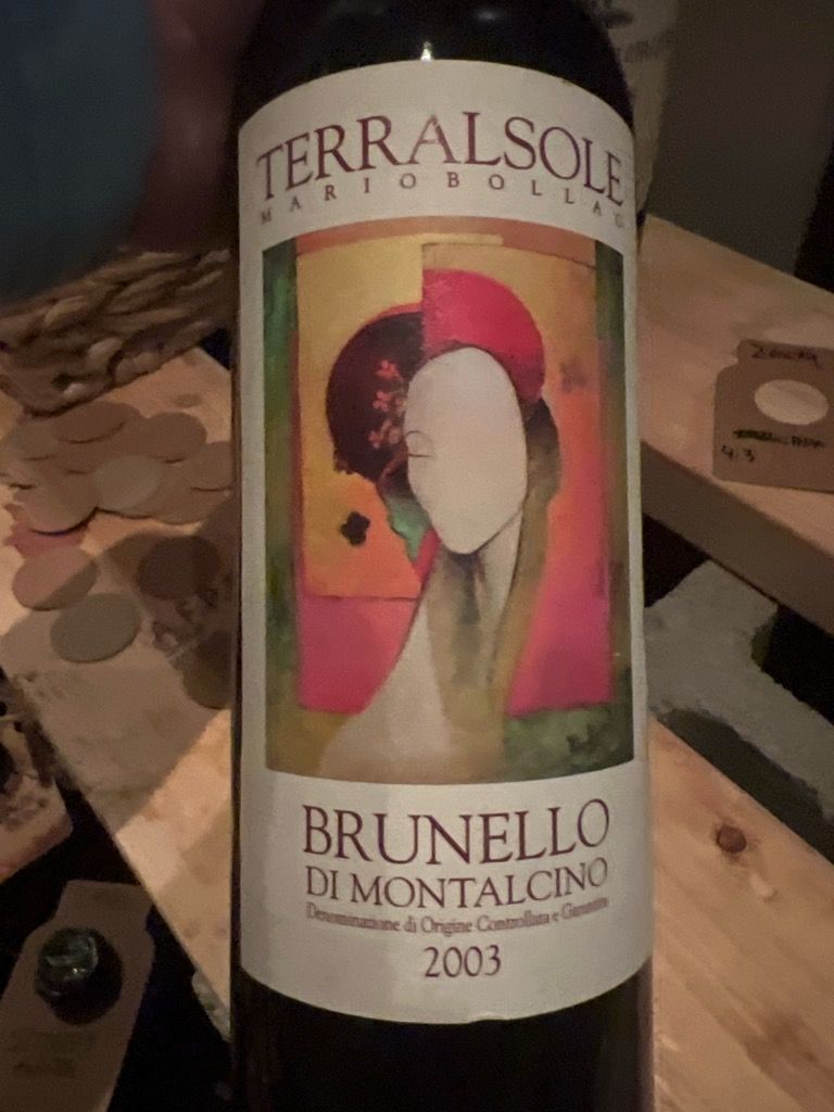2003 Terralsole Brunello di Montalcino Alfio Moriconi Selection Riserva ...