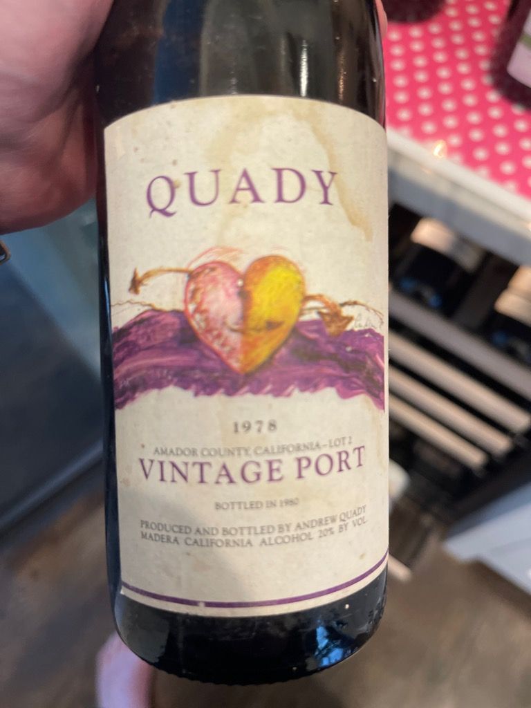 1982 Quady Winery Vintage Port, USA, California - CellarTracker