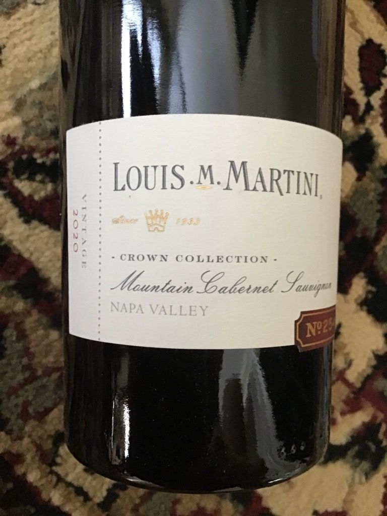 2021 Louis M. Martini Cabernet Sauvignon Crown Collection Cellar 254 ...