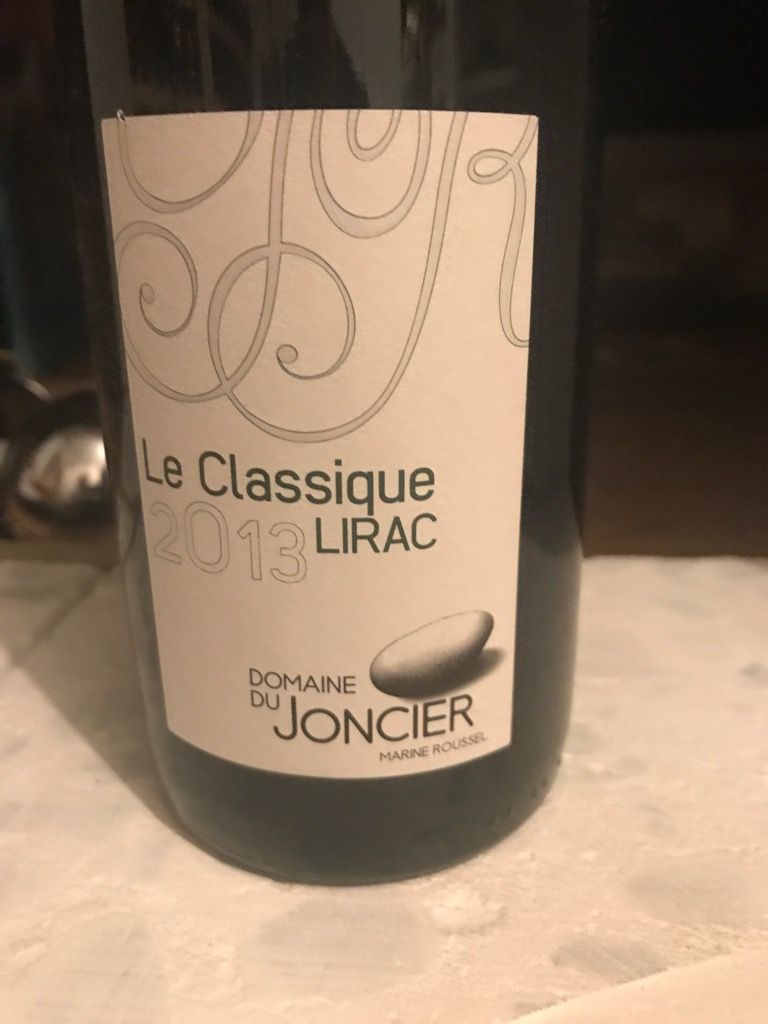 2013 Domaine du Joncier Lirac Le Classique, France, Rhône, Southern ...