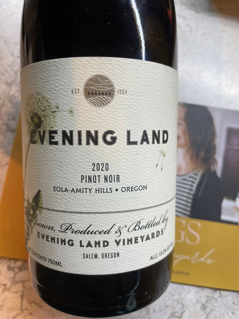 2021 Evening Land Vineyards Pinot Noir Eola - Amity Hills, USA, Oregon ...