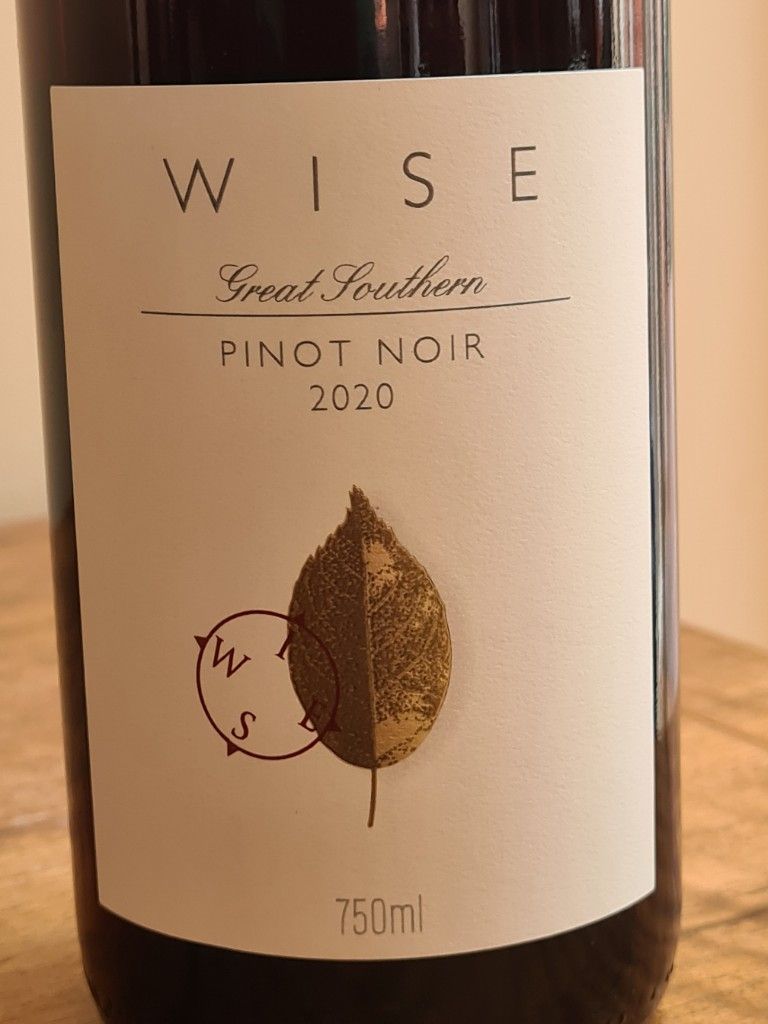 2022 Wise Wine Pinot Noir 'Leaf', Australia, Western Australia, South ...