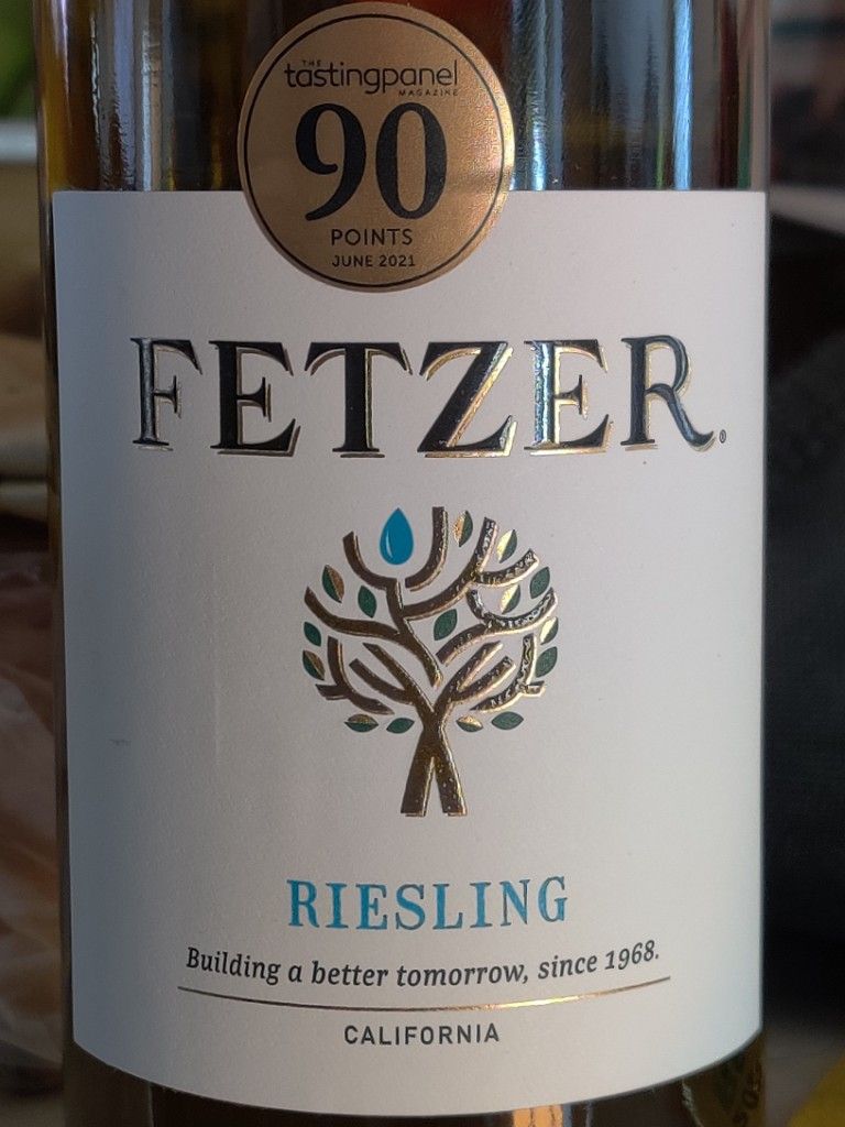 2021 Fetzer Riesling, USA, California - CellarTracker