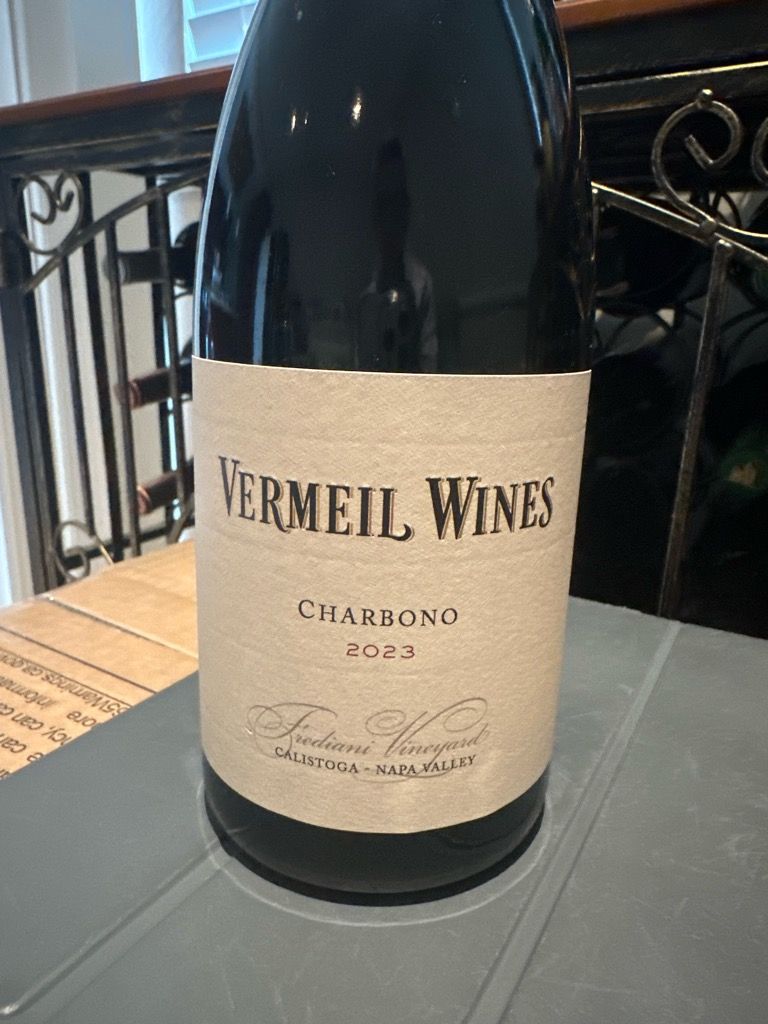 2023 Vermeil Wines Charbono On The Edge Frediani Vineyard, USA ...