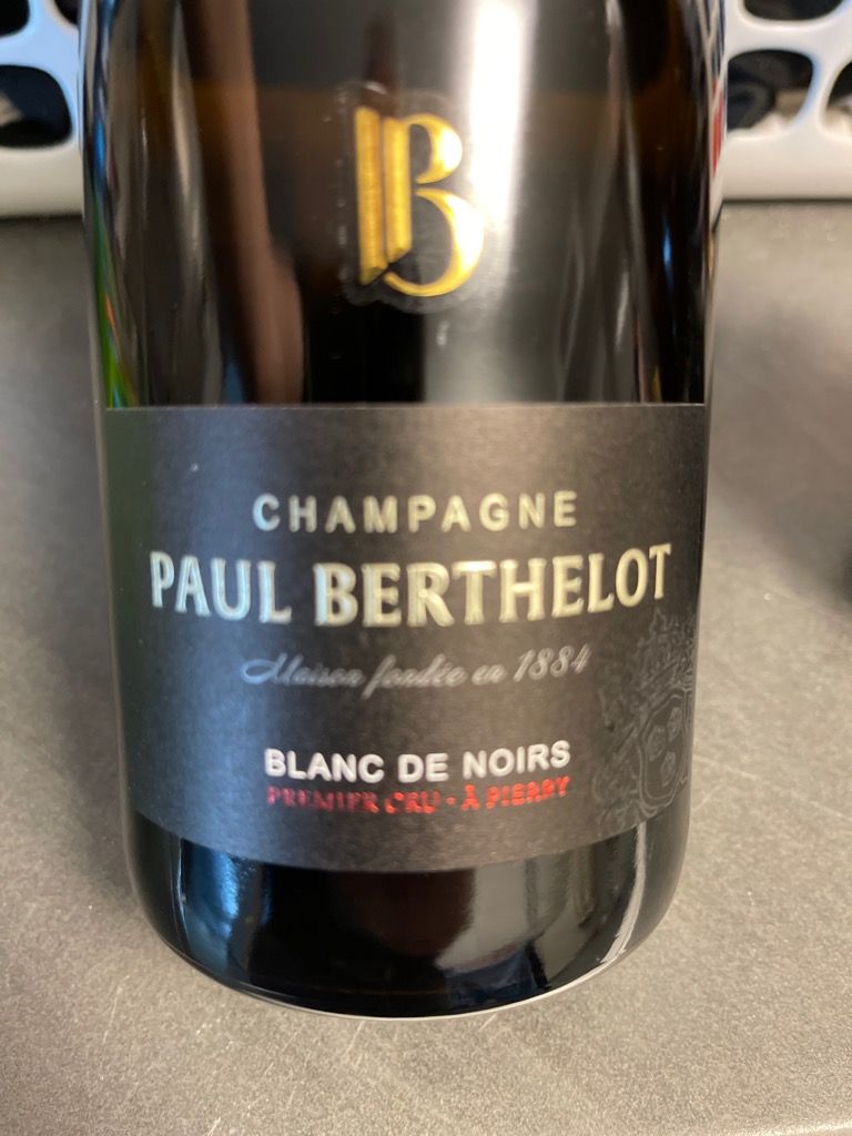 2016 Paul Berthelot Champagne Blanc de Noirs, France, Champagne ...