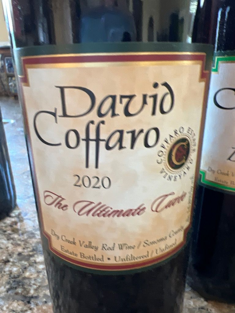 2022 David Coffaro The Ultimate Cuvée Aged 16 Months, USA, California ...