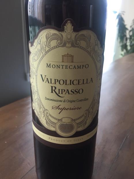 2019 Montecampo Ripasso della Valpolicella Superiore, Italy, Veneto ...