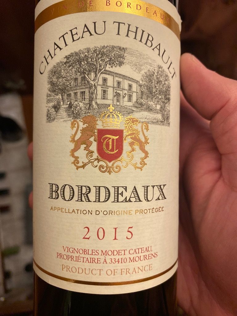 2012 Château Thibaut, France, Bordeaux - CellarTracker