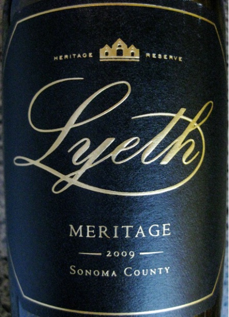 2010 Lyeth Meritage Reserve, USA, California, Sonoma County - CellarTracker