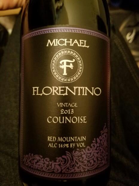 2016 Michael Florentino Cellars Counoise, USA, Washington, Columbia ...