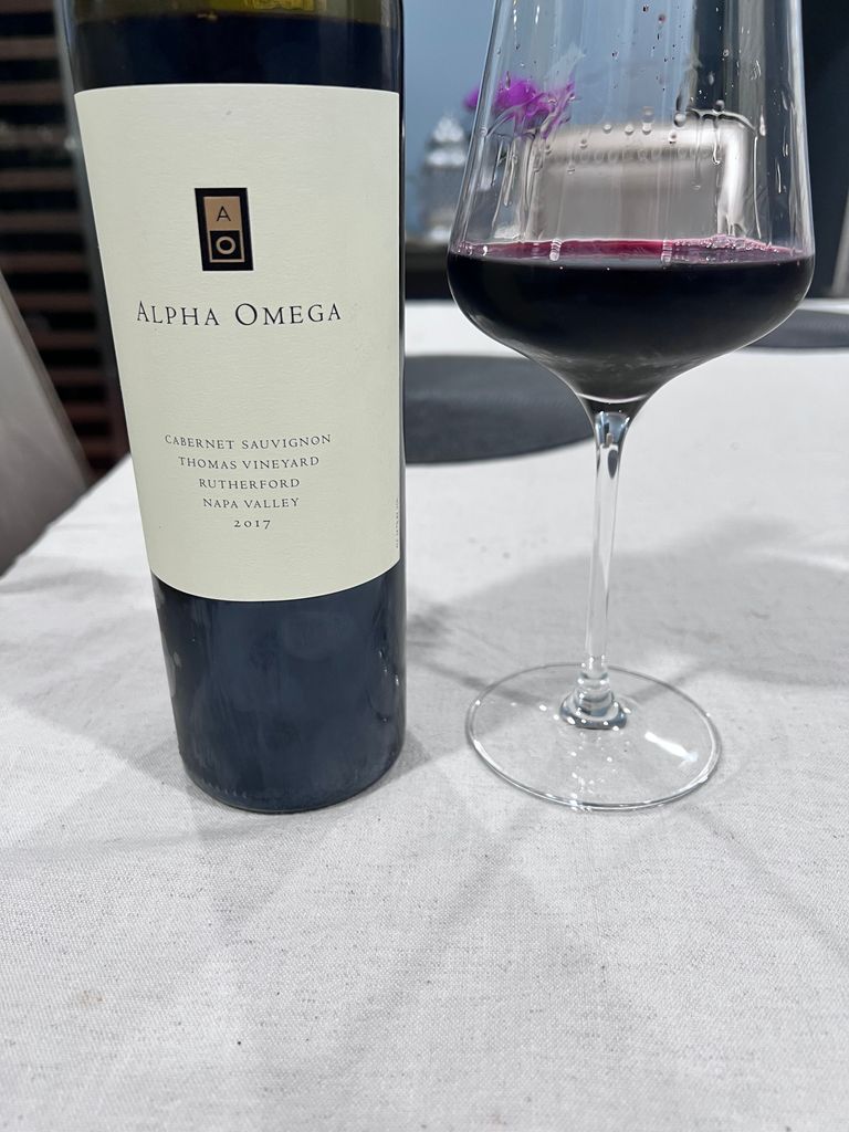 2017 Alpha Omega Cabernet Sauvignon Thomas Vineyard, USA, California ...