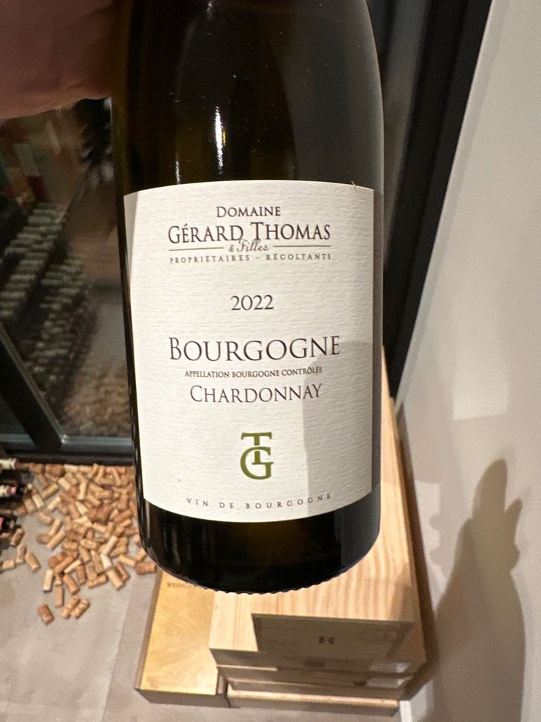 2023 Gerard Thomas Bourgogne Blanc, France, Burgundy, Bourgogne Blanc ...