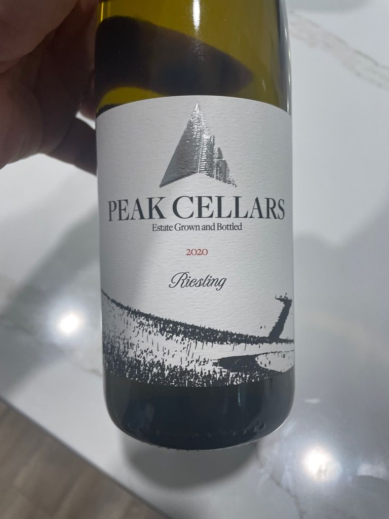 2022 Peak Cellars Riesling, Canada, British Columbia, Okanagan Valley ...