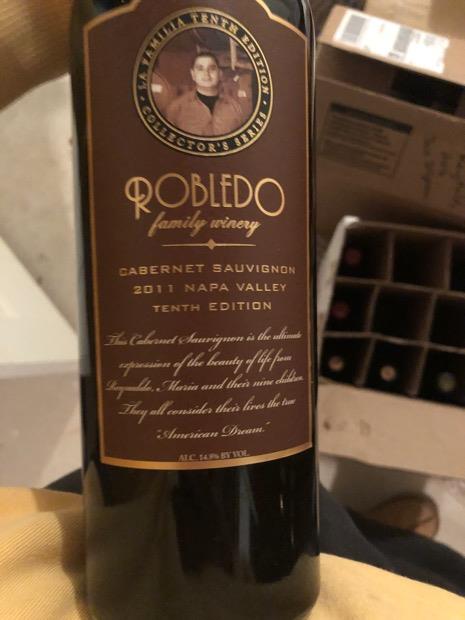 2011 Robledo Family Winery Cabernet Sauvignon "La Familia", USA ...