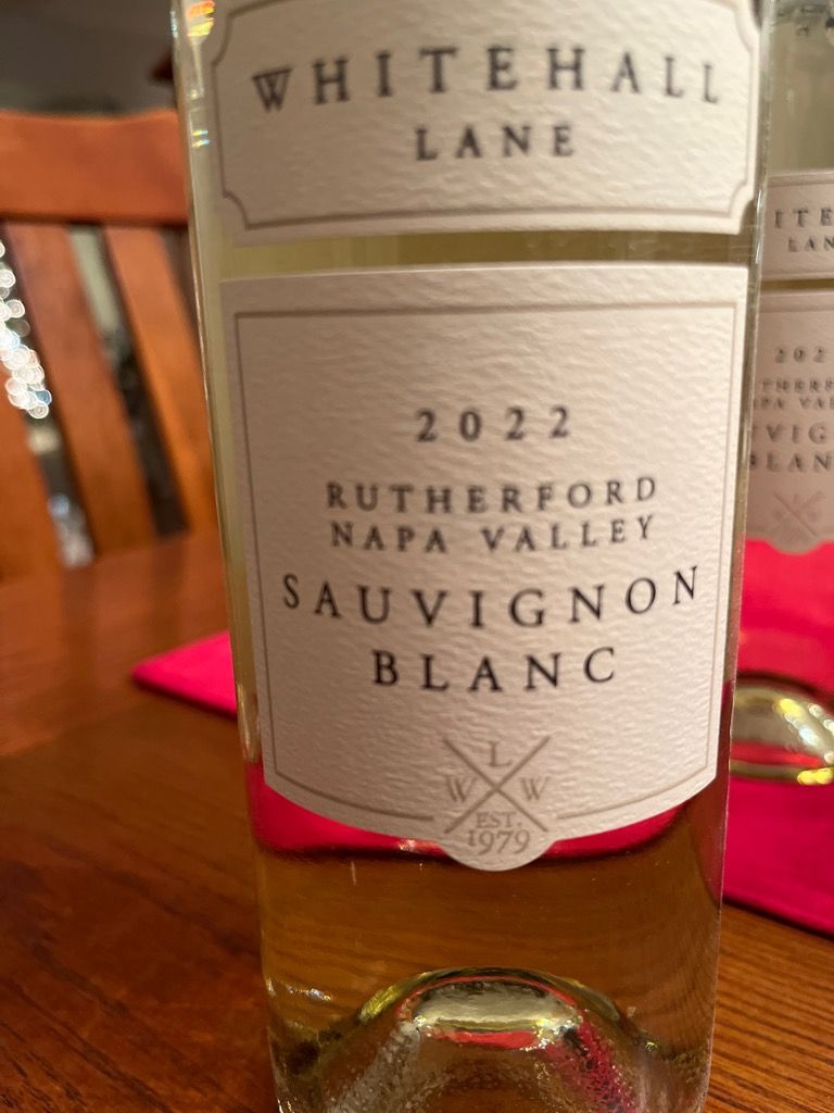 2022 Whitehall Lane Sauvignon Blanc, USA, California, Napa Valley ...
