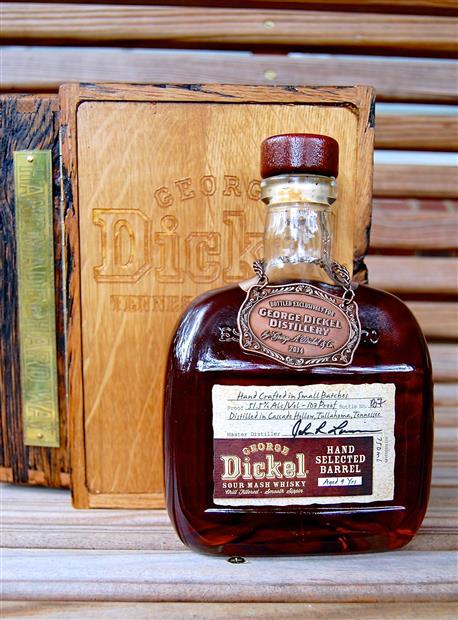 NV George Dickel Sour Mash Whisky Hand Selected Barrel 9 Years Old, 51. ...