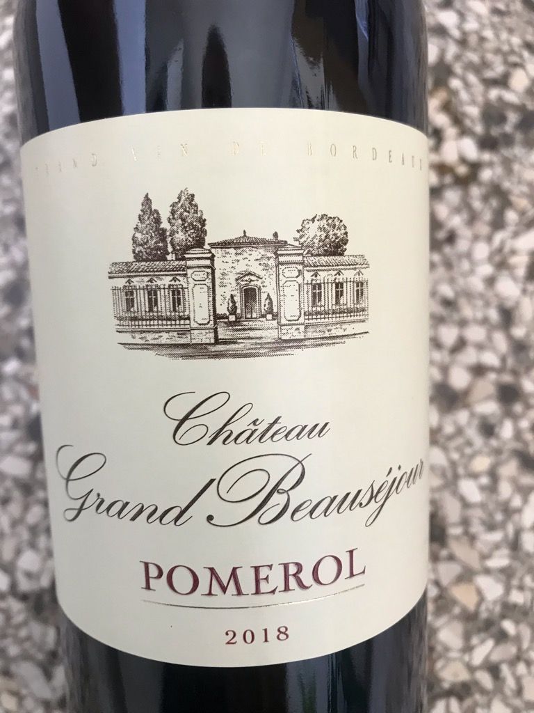 2019 Vignobles Daniel Mouty Grand Beauséjour, France, Bordeaux ...