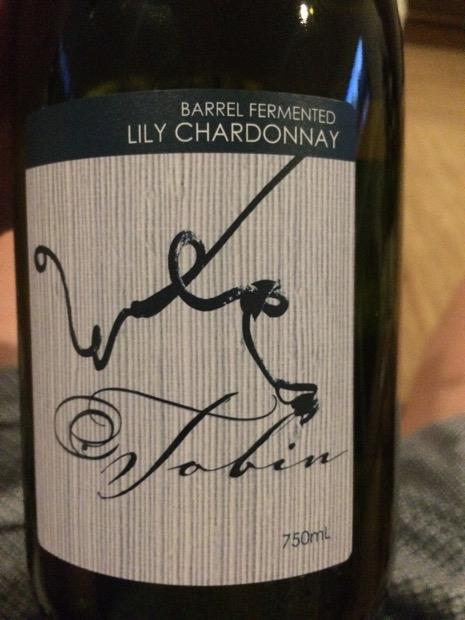 2015 Tobin Fine Wines Chardonnay Lilly Barrel Fermented, Australia ...