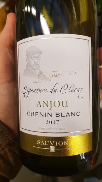 2018 Sauvion Anjou Signature du Cleray, France, Loire Valley, Anjou ...