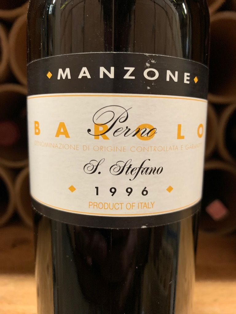1995 Giovanni Manzone Barolo San Stefano di Perno, Italy, Piedmont ...