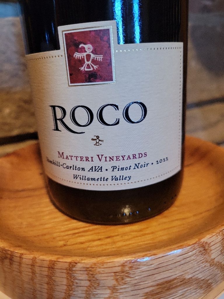 2022 Roco Pinot Noir Matteri Vineyard, USA, Oregon, Willamette Valley ...