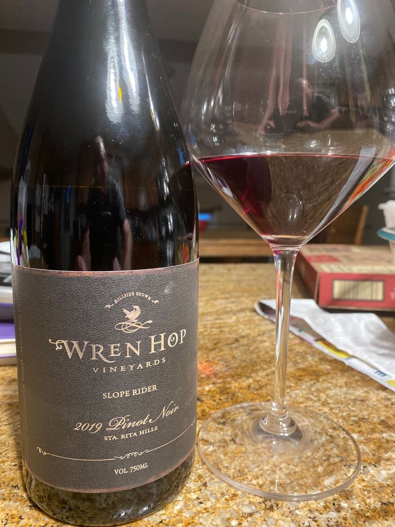 2019 Wren Hop Pinot Noir Slope Rider, USA, California, Central Coast ...