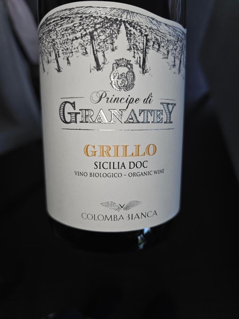 2023 Cantine Colomba Bianca Grillo Sicilia Principe di Granatey, Italy ...
