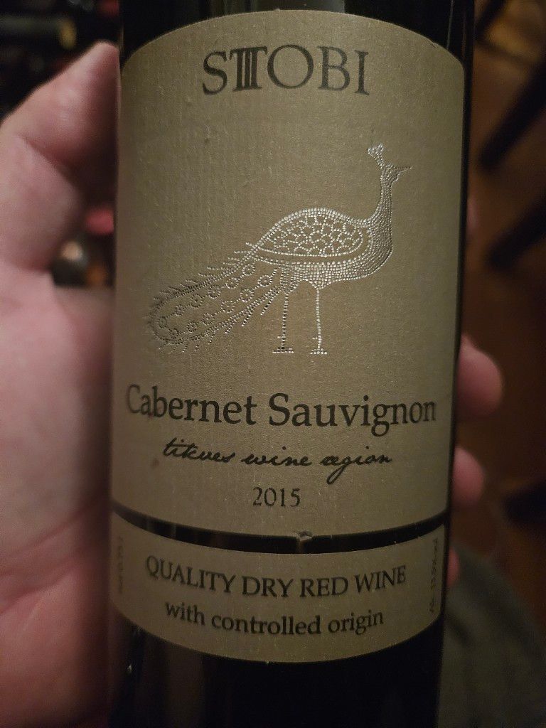 2019 Stobi Winery Cabernet Sauvignon, North Macedonia, Povardarie ...