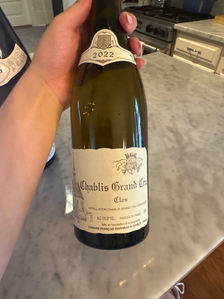 2022 François Raveneau Chablis Grand Cru Les Clos, France, Burgundy ...