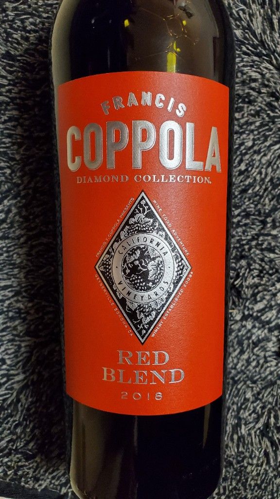 2019 Francis Ford Coppola Diamond Collection Red Blend, USA, California ...