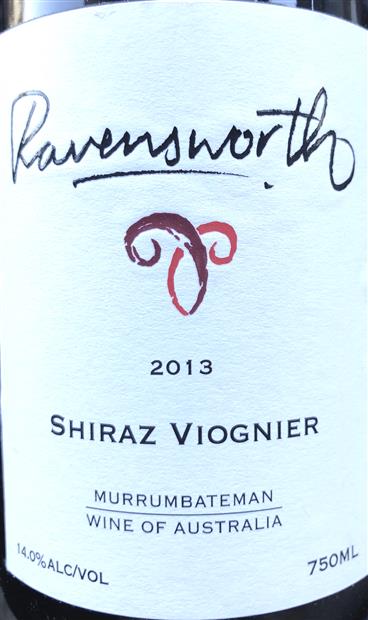 2013 Ravensworth Estate Shiraz Viognier, Australia, New South Wales ...