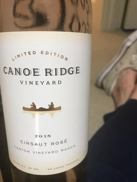 2018 Canoe Ridge Cinsault Rosé Canyon Vineyard Ranch, USA, Washington ...