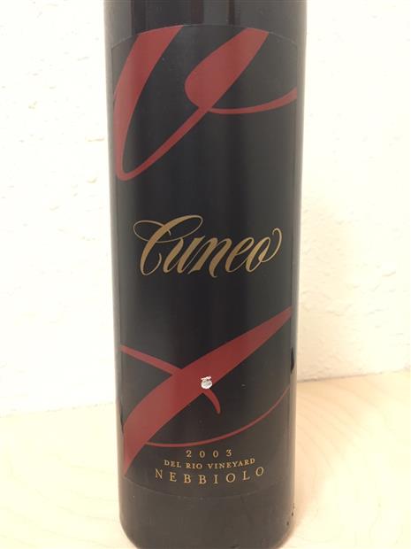 2002 g. Cuneo Nebbiolo Del Rio Vineyard, USA, Oregon, Southern Oregon ...