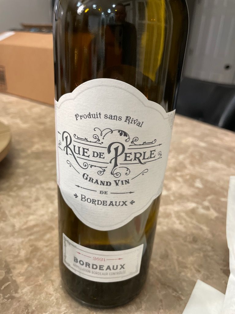 2021 Rue de Perle, France, Bordeaux - CellarTracker