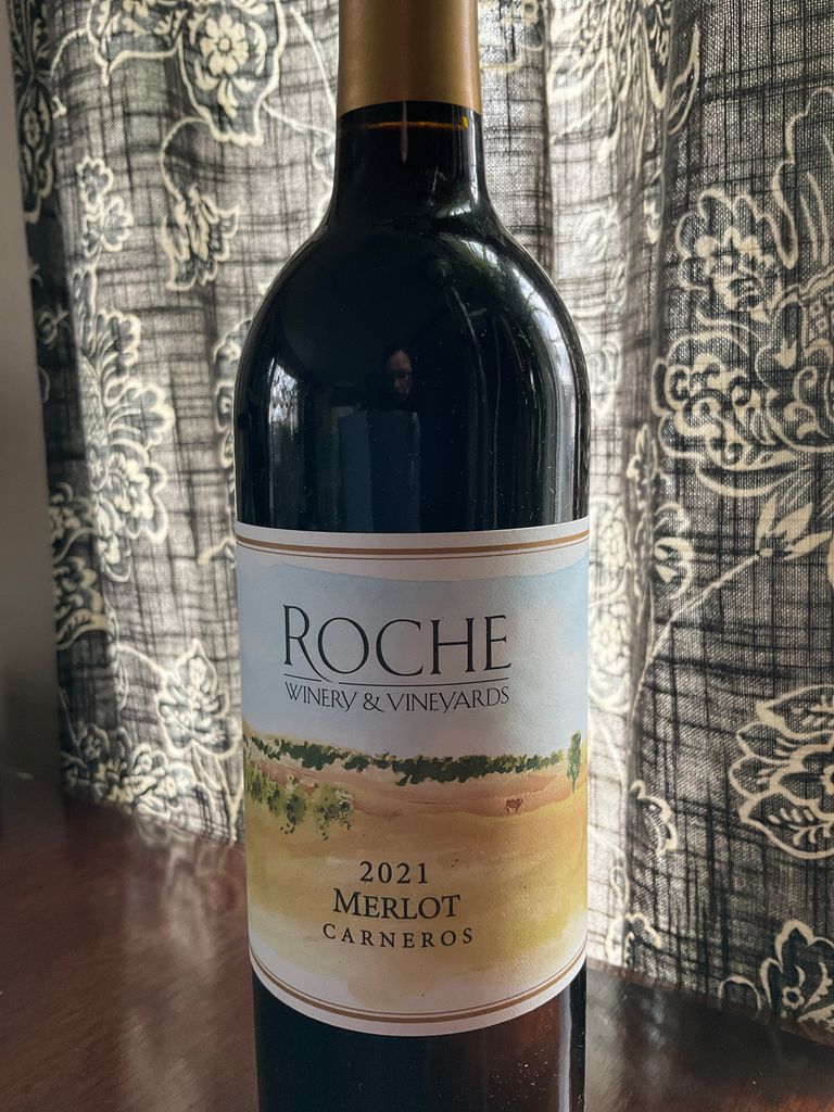 2021 Roche Winery Merlot Carneros Estate, USA, California, Napa ...