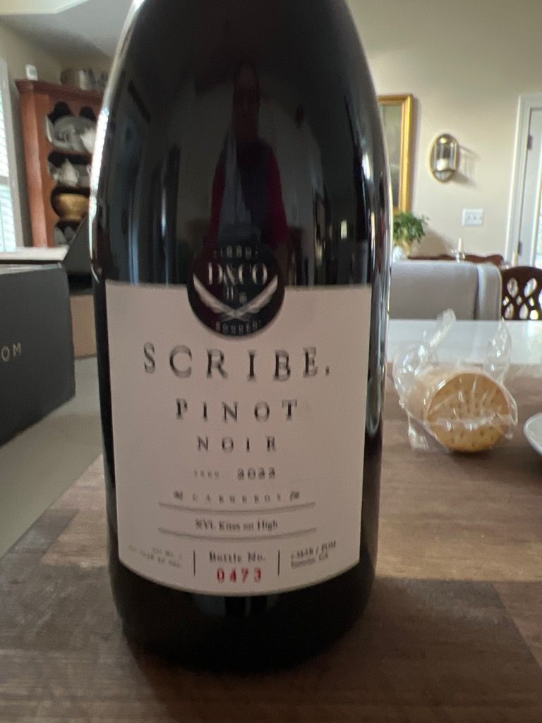 2023 Scribe Pinot Noir Carneros, USA, California, Napa / Sonoma ...