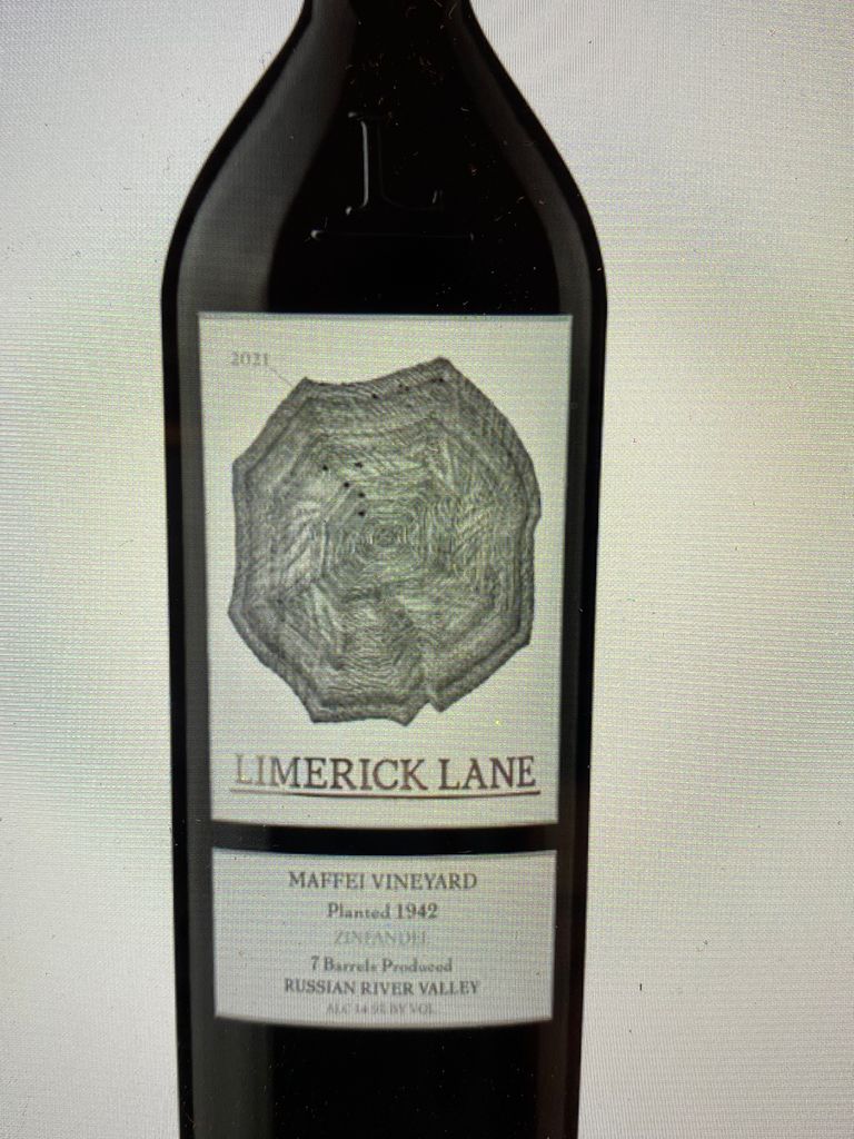 2021 Limerick Lane Zinfandel Maffei Vineyard, USA, California, Sonoma ...