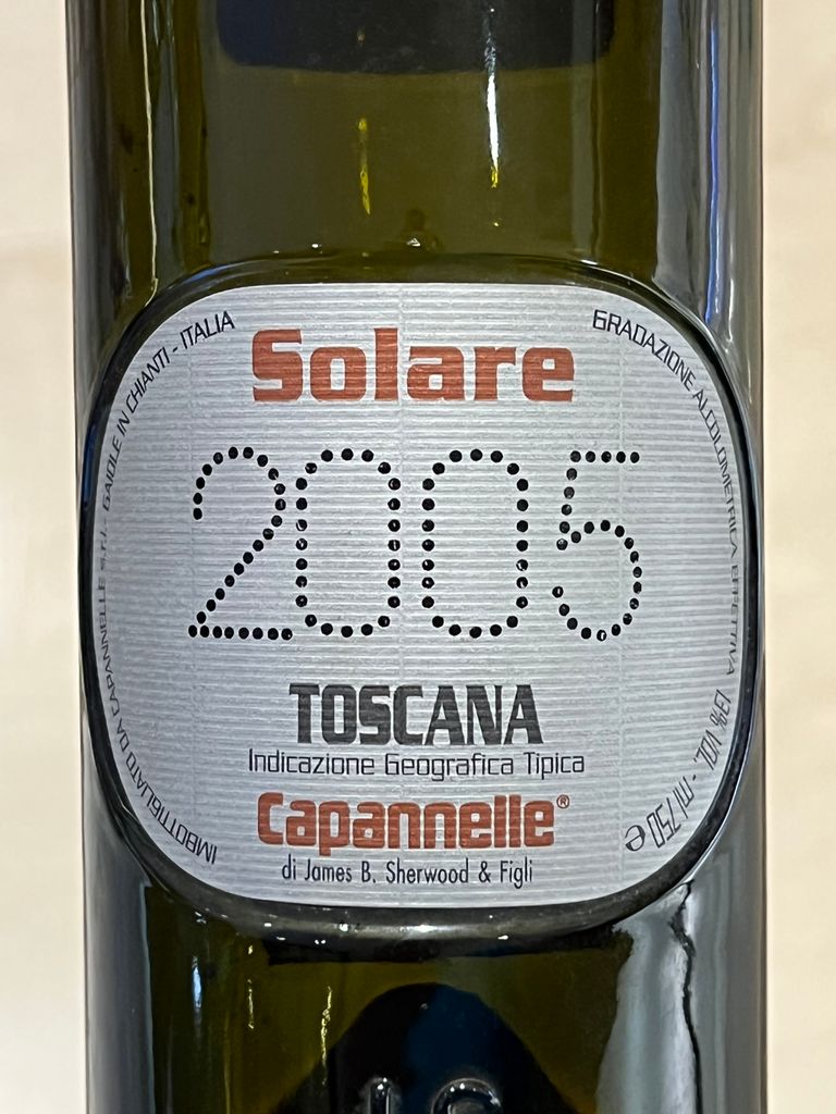 2005 Capannelle Solaré, Italy, Tuscany, Toscana IGT - CellarTracker
