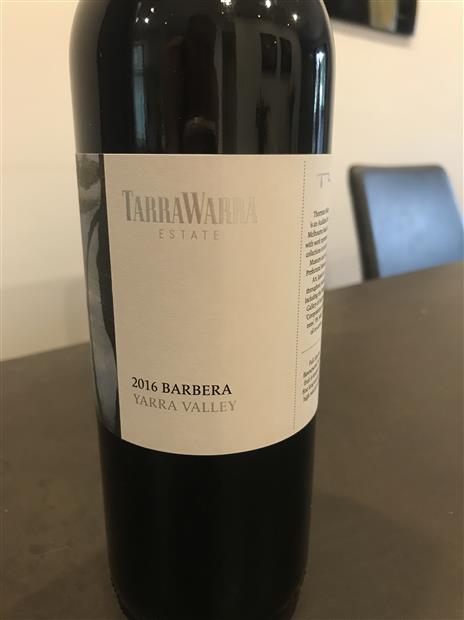 2016 Tarrawarra Barbera, Australia, Victoria, Port Phillip, Yarra ...