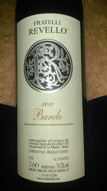 2010 Fratelli Revello Barolo, Italy, Piedmont, Langhe, Barolo ...