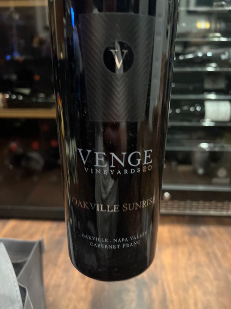 2020 Venge Vineyards Cabernet Sauvignon Oakville 360 Vineyard, USA ...