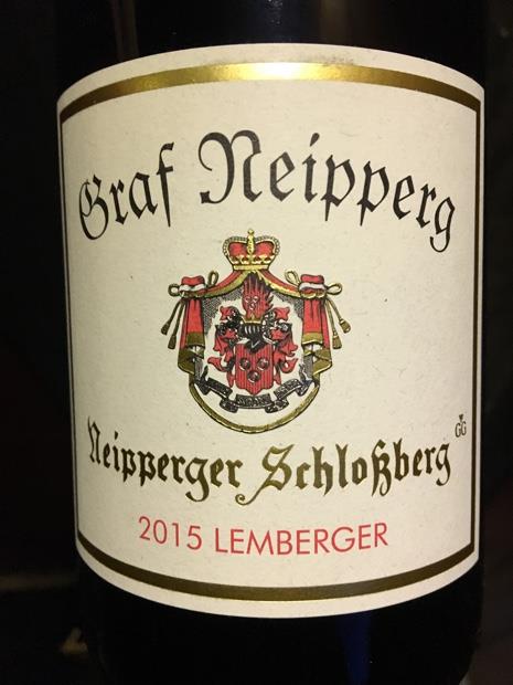 2014 Grafen Neipperg Neipperger Schlossberg Lemberger Großes Gewächs ...