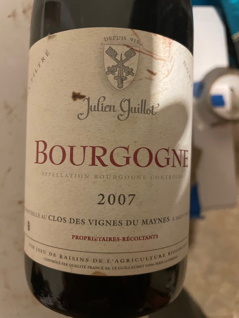 2005 Domaine Des Vignes du Maynes (Julien Guillot) Bourgogne Clos des ...