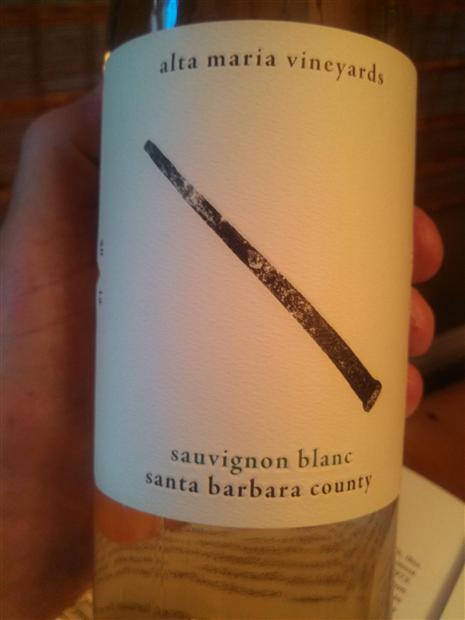 2011 Alta Maria Sauvignon Blanc, USA, California, Central Coast ...